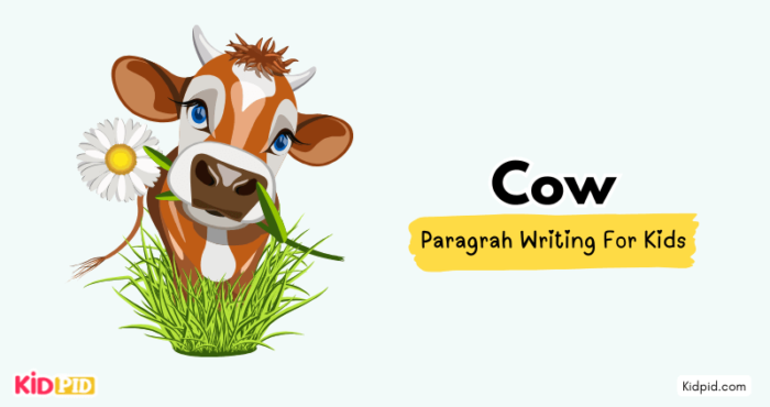 Paragraph on 'Cow' - Kidpid