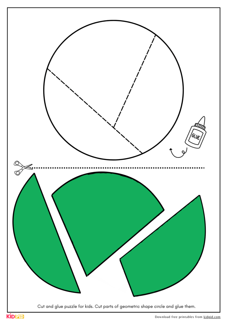 2D Shape Cut Out Printables - Kidpid