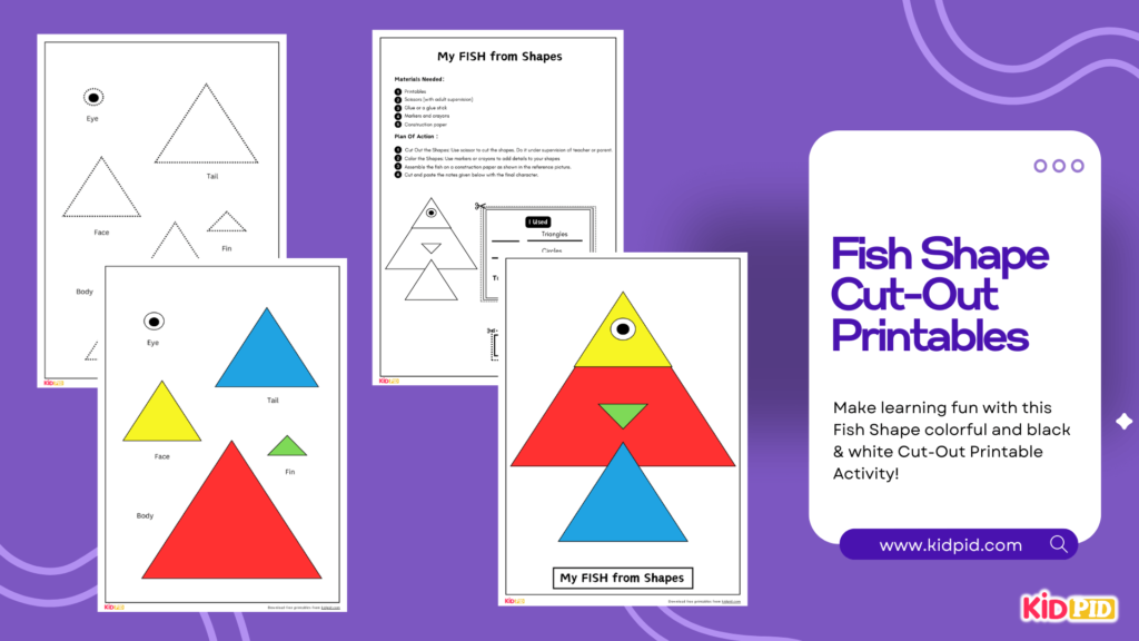 Animal Shape Cut Out Worksheets - Kidpid