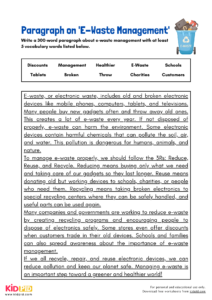 Paragraph on 'E-Waste Management' - Kidpid