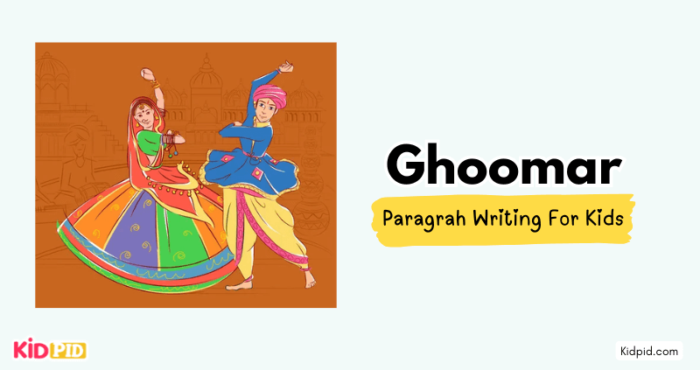 Paragraph on 'Ghoomar' - Kidpid