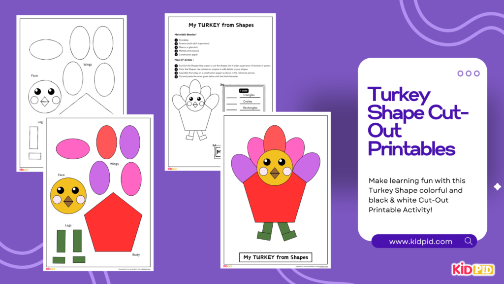Animal Shape Cut Out Worksheets - Kidpid