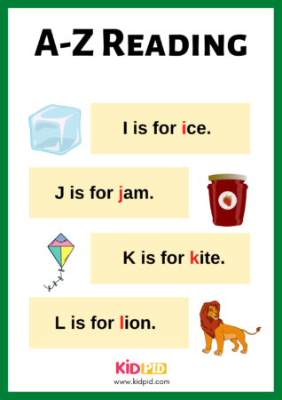 A-Z Reading Book For Kids - Kidpid