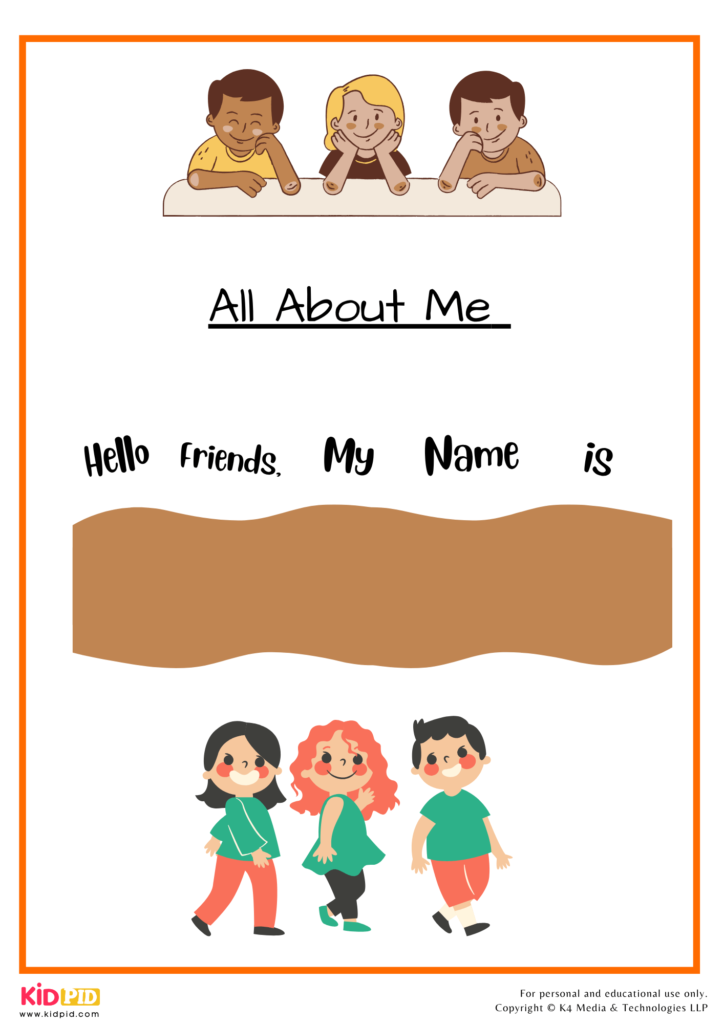 All About Me Workbook - Kidpid