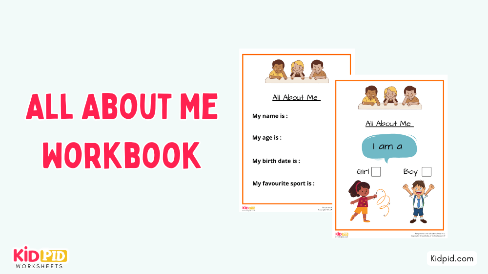 All About Me Workbook - Kidpid