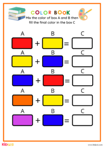 Color Activity Book to Understand Colors - Kidpid