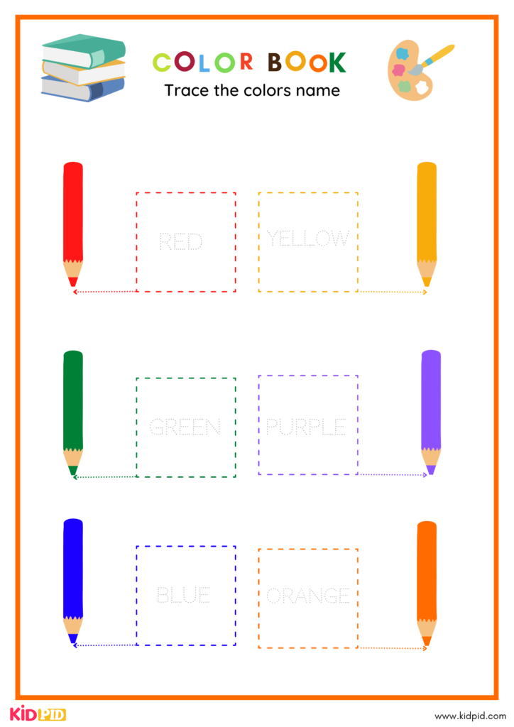 Color Activity Book to Understand Colors - Kidpid