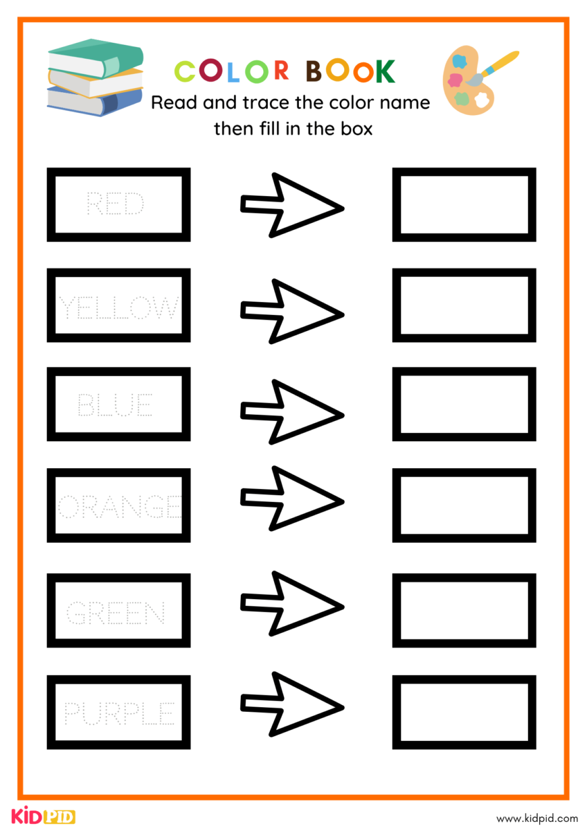 Color Activity Book to Understand Colors - Kidpid