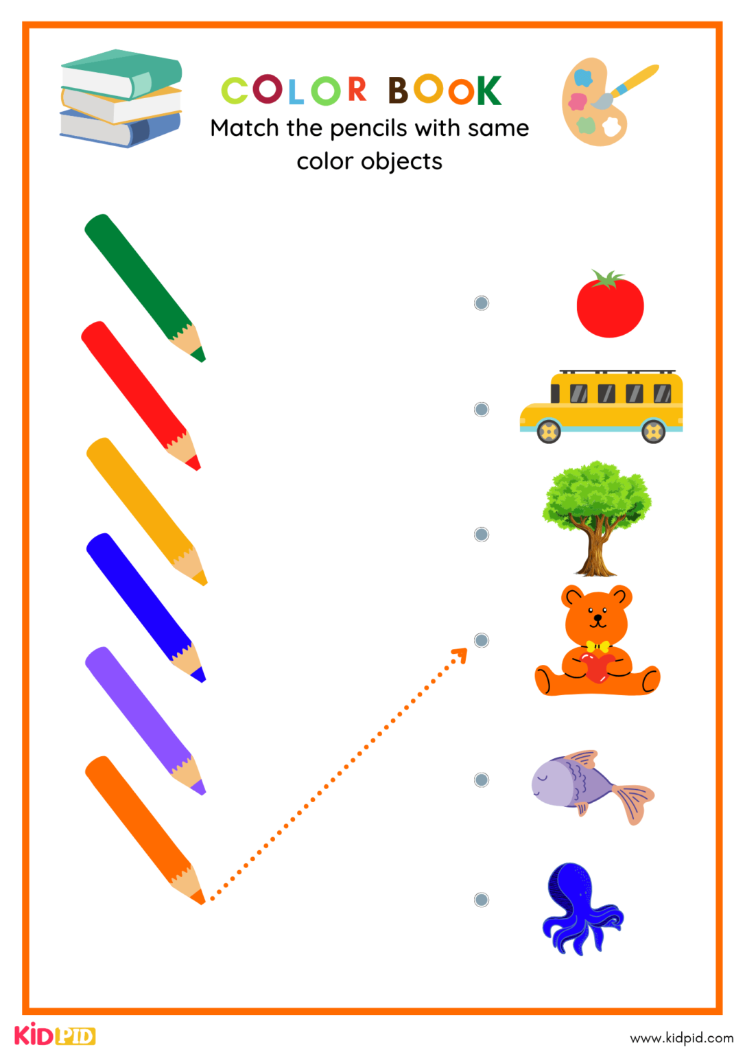 Color Activity Book to Understand Colors - Kidpid
