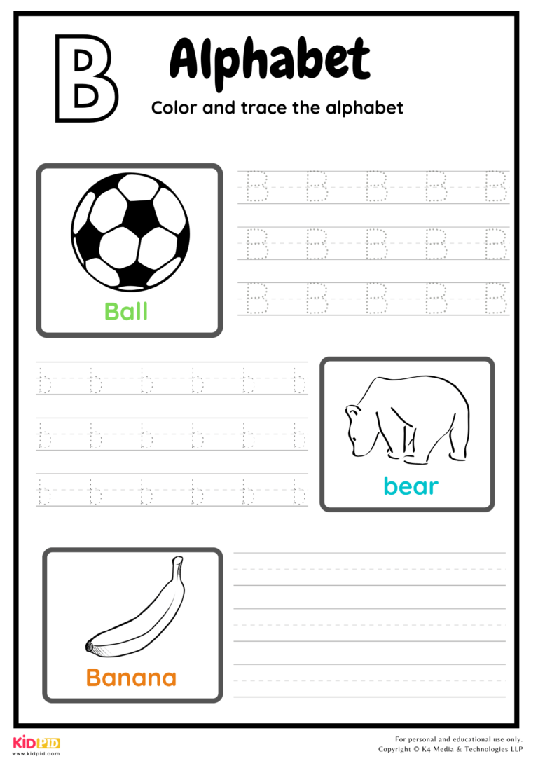 Letter Tracing Workbook - Kidpid