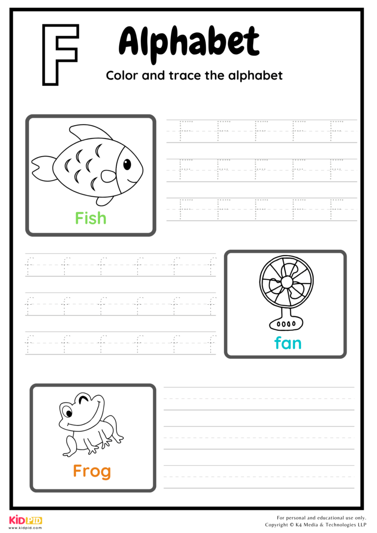 Letter Tracing Workbook - Kidpid