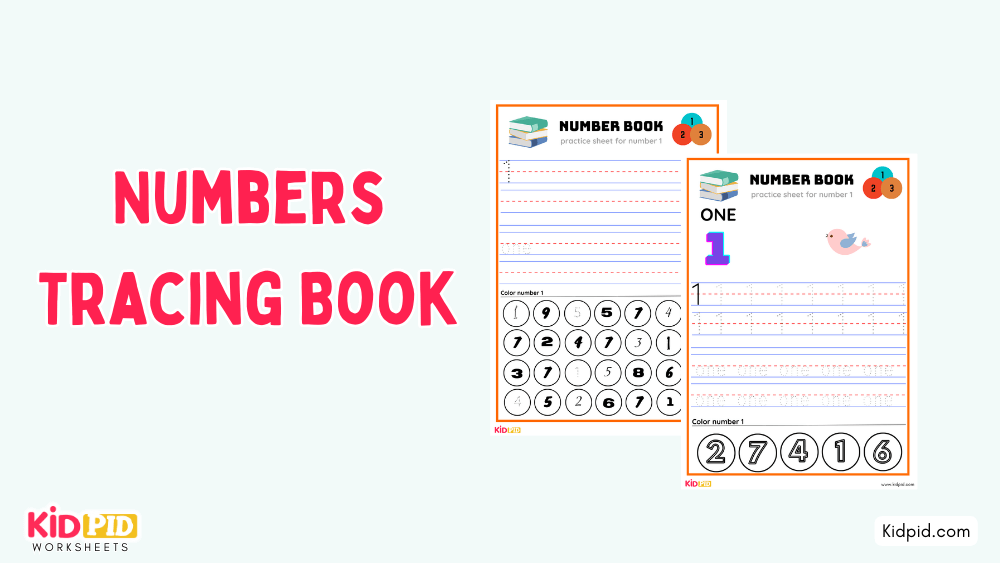 Numbers Tracing Book - Kidpid