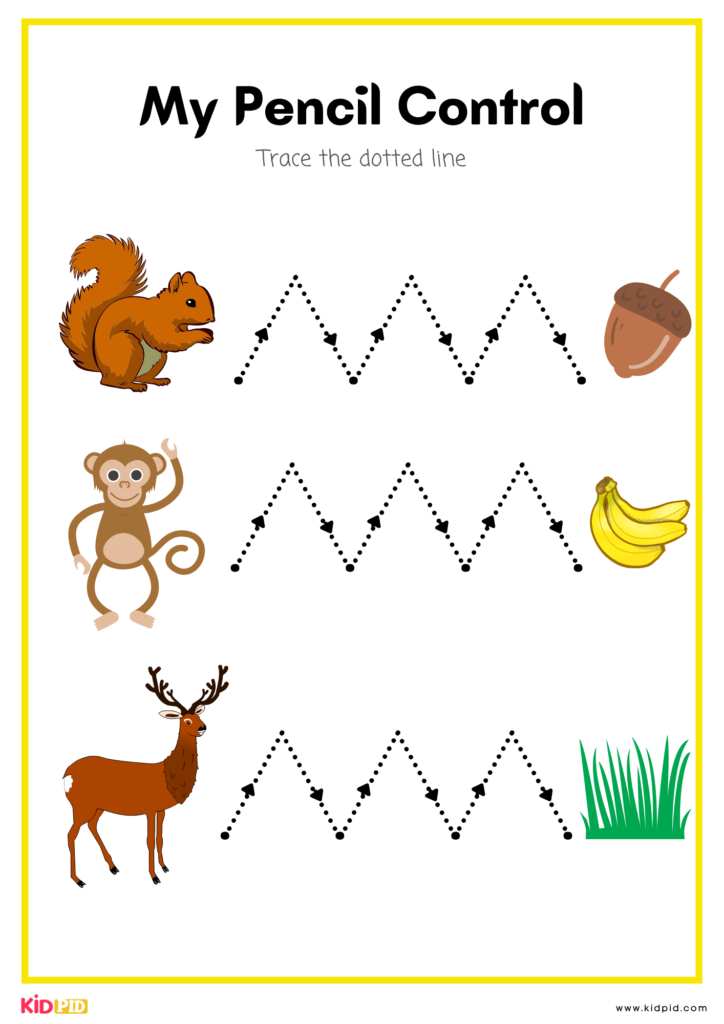 Tracing Book - Learn to Control Pencil - Kidpid