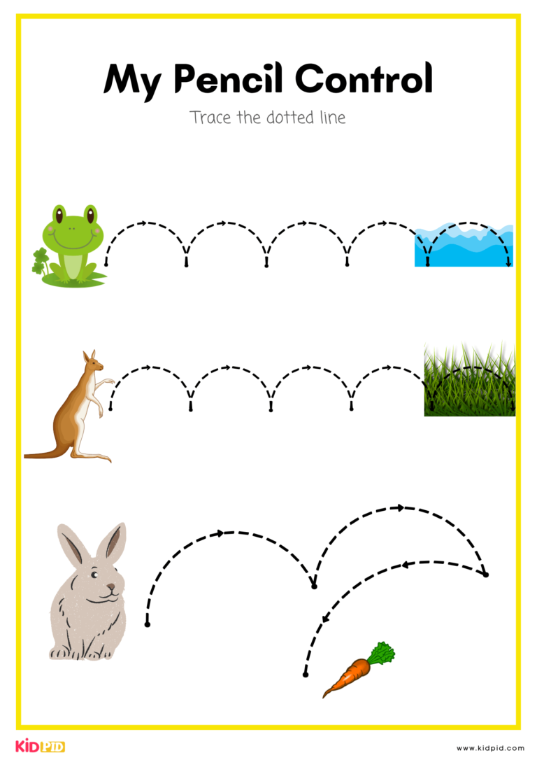 Tracing Book - Learn to Control Pencil - Kidpid