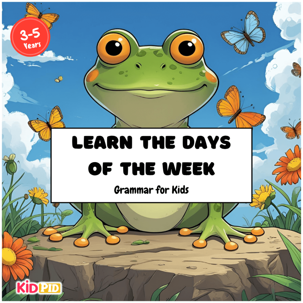 Learn the Days of the Week - Book for Kids - Kidpid