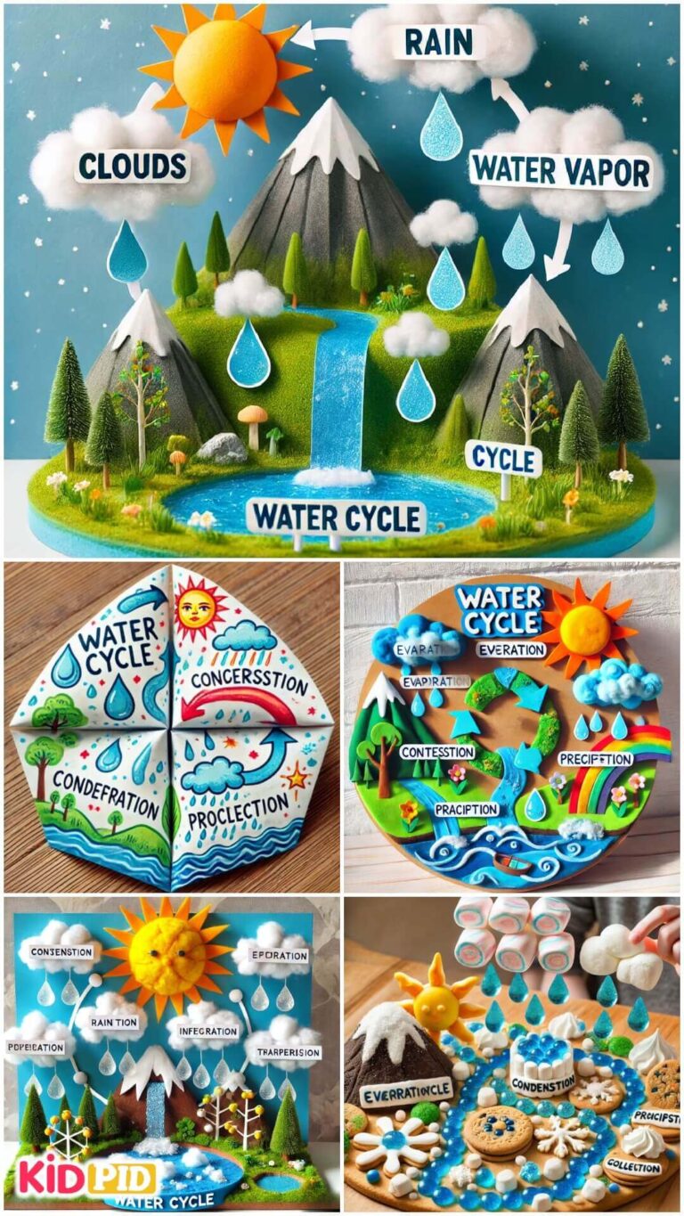 Water Cycle Craft Projects for Children - Kidpid
