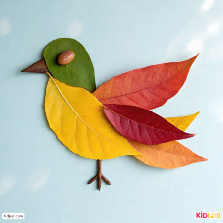 Dry Leaf Animal Art Activities for Kids - Kidpid