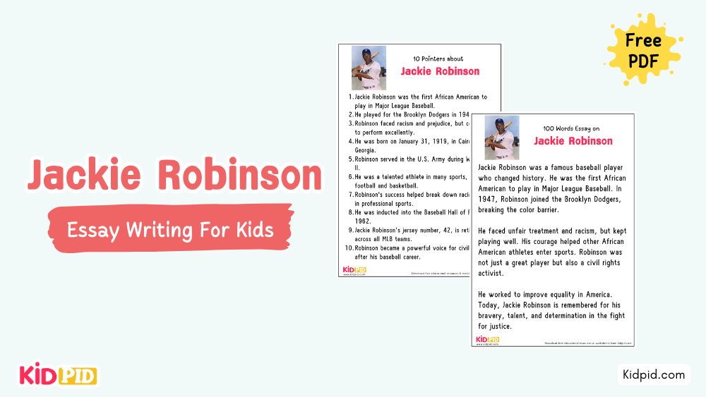 Jackie Robinson : Essay, 10 Pointers and Questions - Kidpid