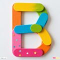 Popsicle Sticks Letter Crafts A to Z - Kidpid