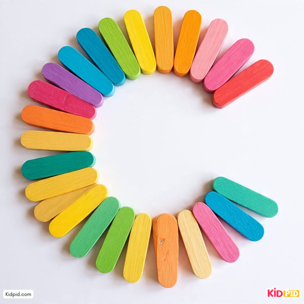 Popsicle Sticks Letter Crafts A to Z - Kidpid