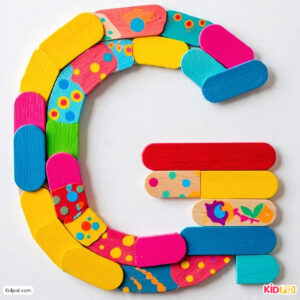 Popsicle Sticks Letter Crafts A to Z - Kidpid