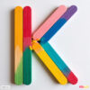 Popsicle Sticks Letter Crafts A to Z - Kidpid