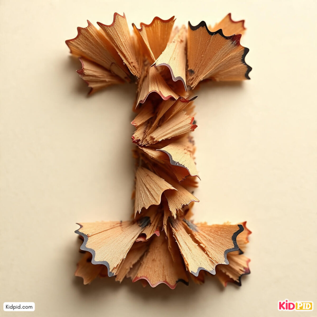 A to Z Pencil Shaving Letter Crafts - Kidpid