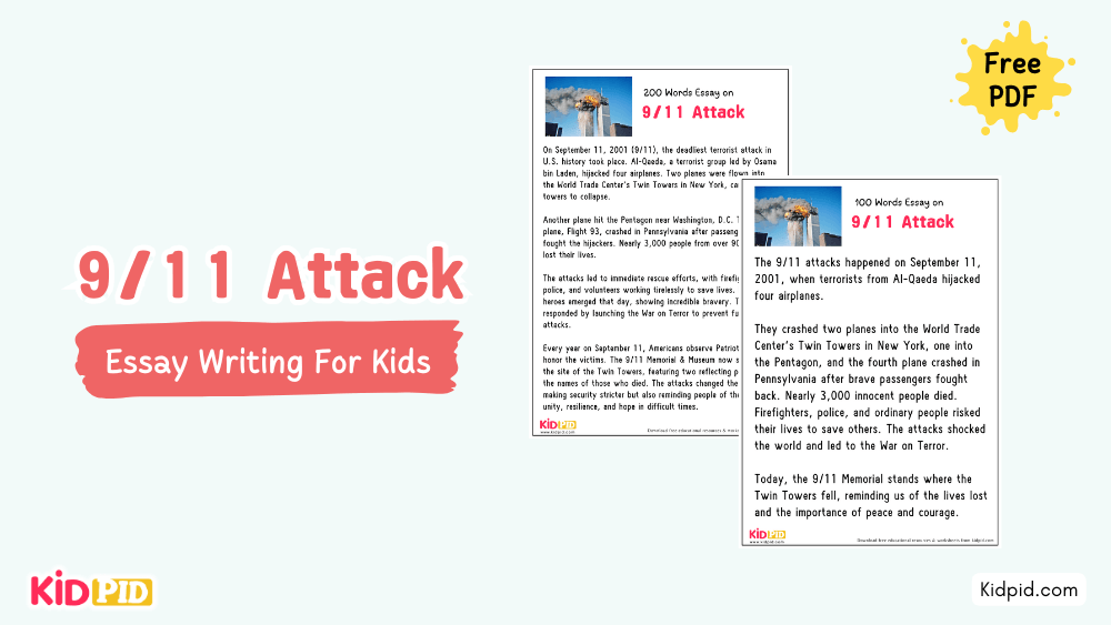 9/11 Attack : Essay, 10 Pointers and Questions - Kidpid