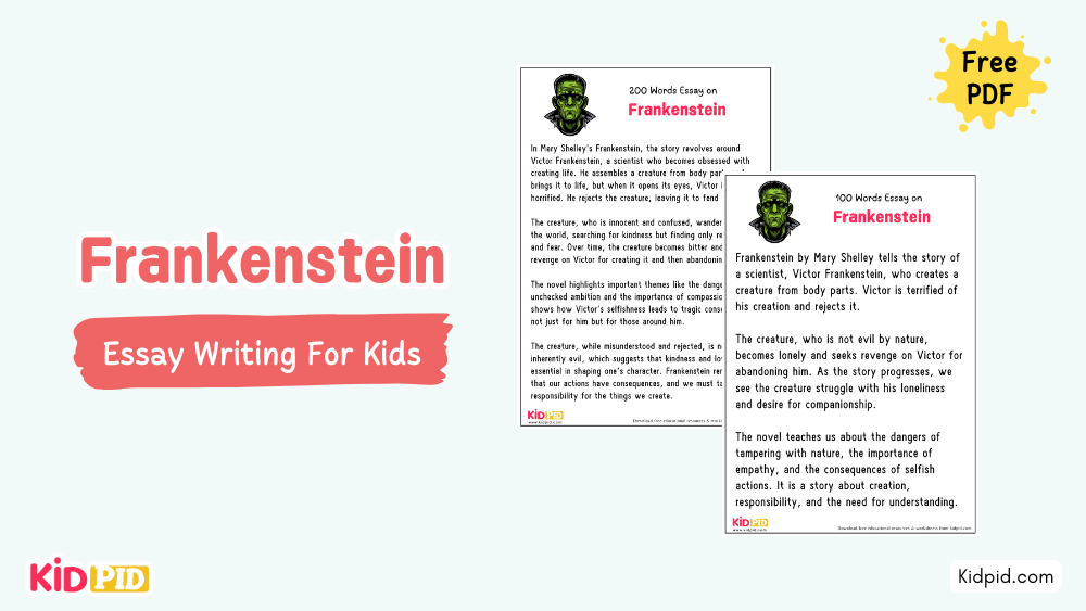 Frankenstein : Essay, 10 Pointers and Questions - Kidpid