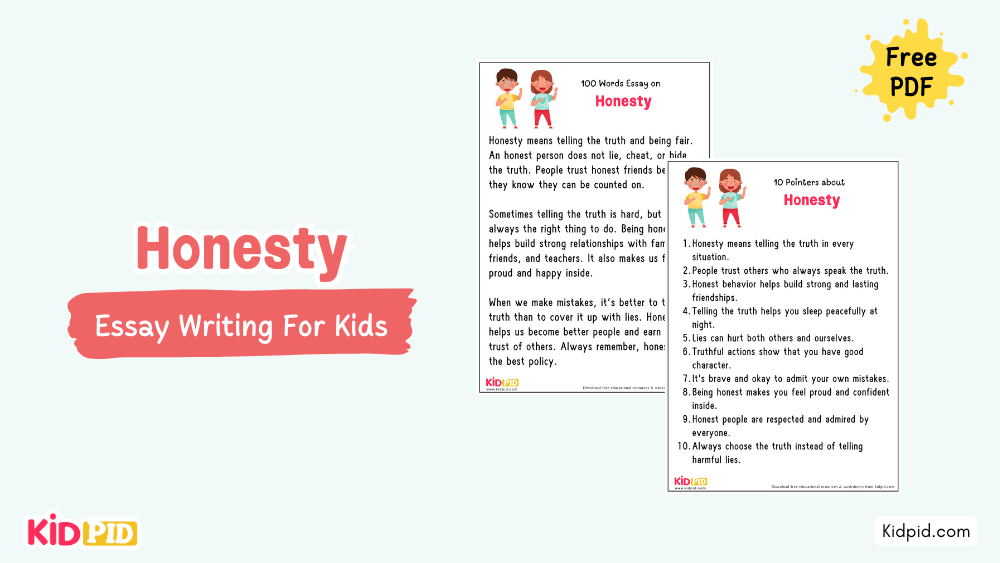 Honesty: Essay, 10 Pointers and Questions - Kidpid