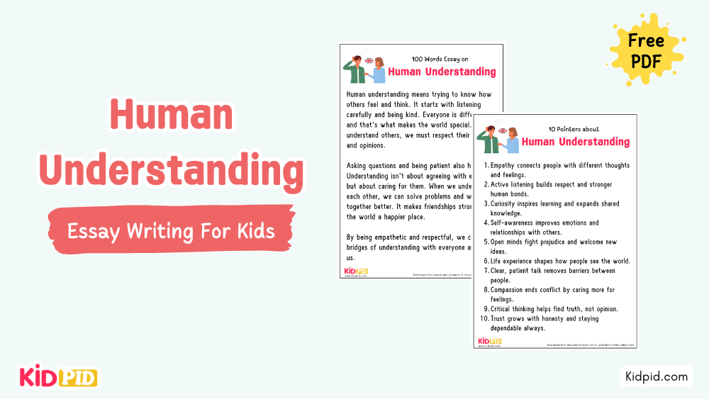 Human Understanding: Essay, 10 Pointers and Questions - Kidpid