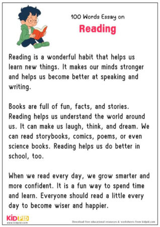 Reading: Essay, 10 Pointers and Questions - Kidpid