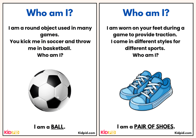 Sports Riddles For Kids (Free Book PDF Inside) - Kidpid