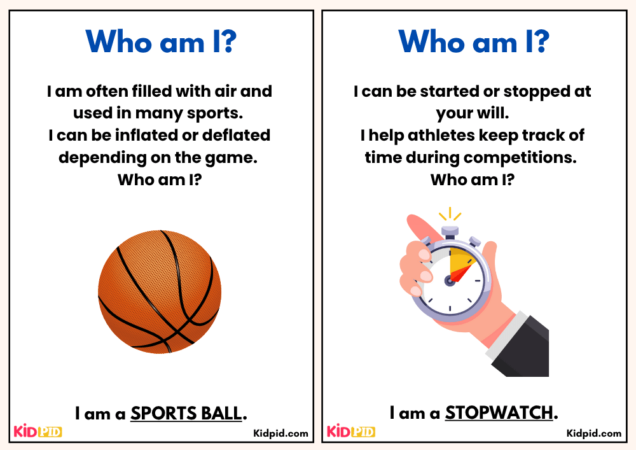 Sports Riddles For Kids (Free Book PDF Inside) - Kidpid