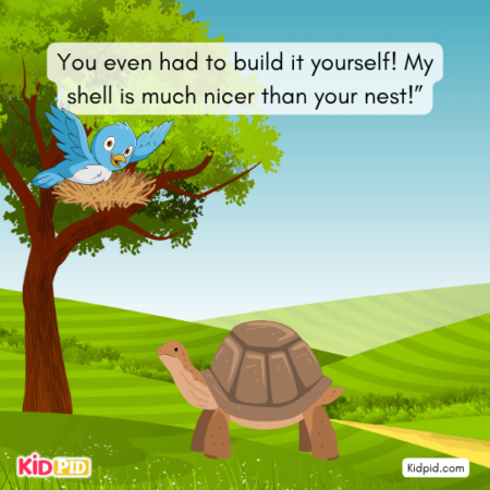 The Tortoise And The Bird - Moral Story Book for Kids - Kidpid