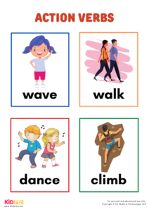 Action Verbs Book for Class 1 - Kidpid
