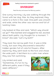 Reading Comprehension Worksheets For Grade 3 - Kidpid