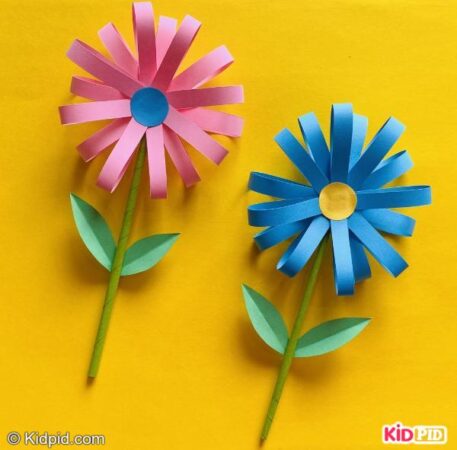 Flower Paper Craft Ideas - Kidpid