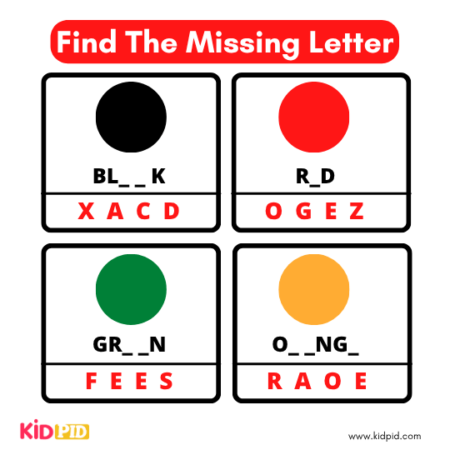 Find The Missing Alphabet Workbook for Grades 2 to 5 - Kidpid