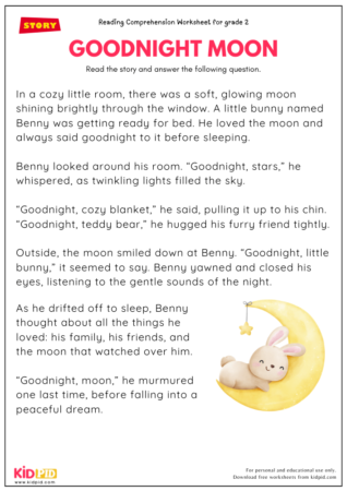 Easy Reading Comprehension For Grade 1 (Free Printables) - Kidpid