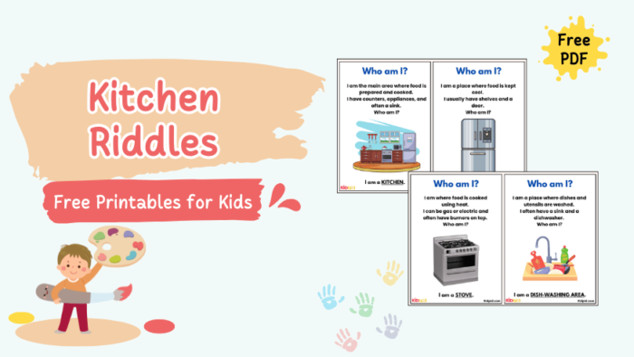 Kitchen Riddles For Kids (Free Book PDF Inside) - Kidpid