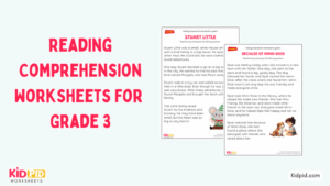 Reading Comprehension Worksheets For Grade 3 - Kidpid