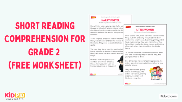 Short Reading Comprehension For Grade 2 (Free Worksheet) - Kidpid