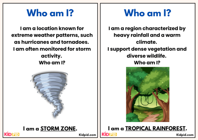 Weather Riddles For Kids (Free PDF Inside) - Kidpid