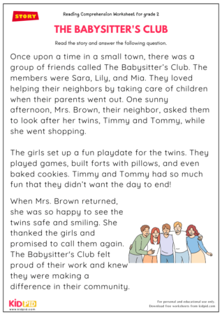 Reading Worksheets with Answers For Grade 4 (Free PDF) - Kidpid