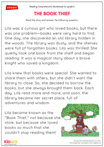 Reading Comprehension Worksheets For Grade 3 - Kidpid