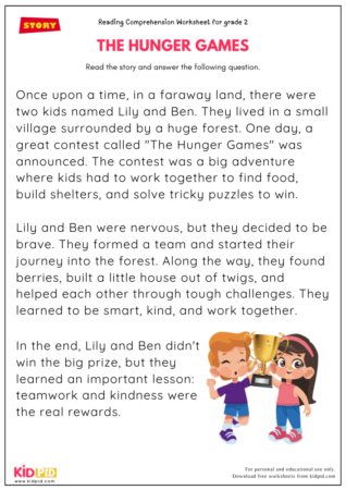 Reading Comprehension Worksheets For Grade 3 - Kidpid