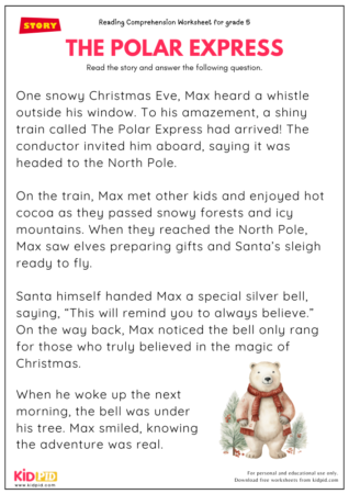 Reading Comprehension For Grade 5 (Free Printables) - Kidpid