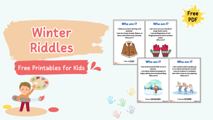 Winter Riddles For Kids (Free Book PDF Inside) - Kidpid