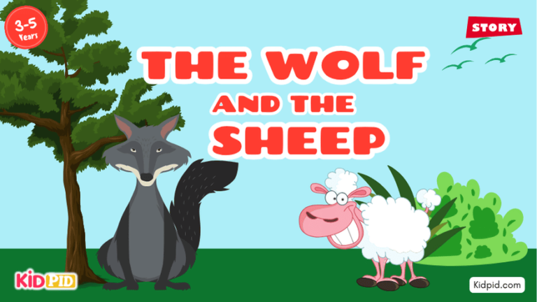 The Wolf and the Sheep Moral Story for Kids - Kidpid